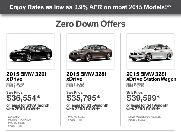 BMW - April Lease Offers!