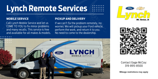 Lynch Ford Chevrolet Monthly Newsletter