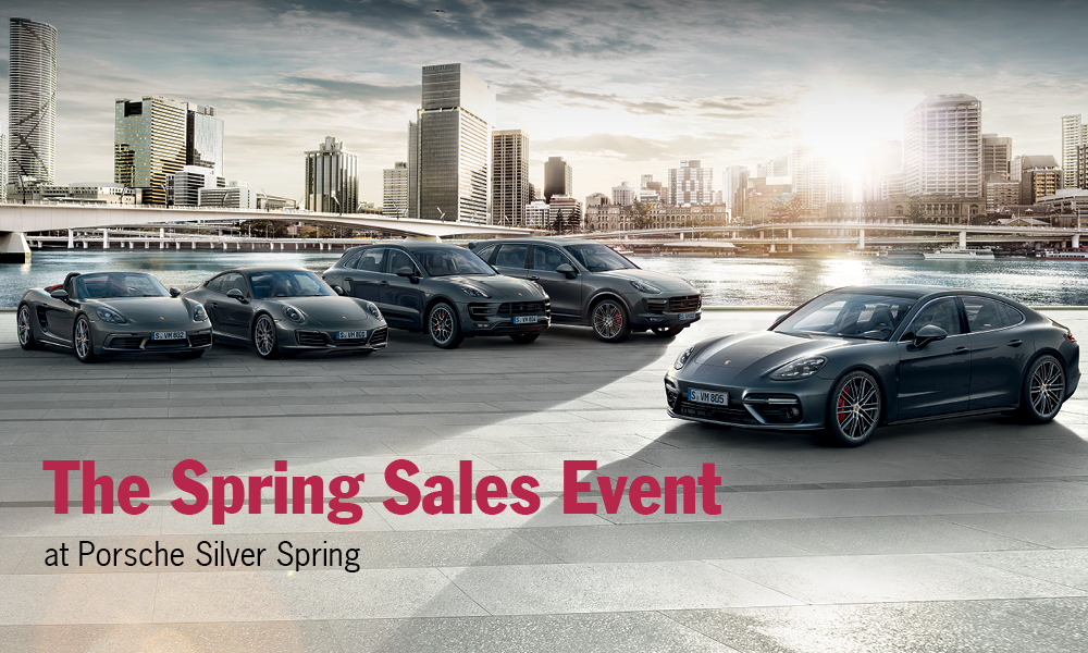 The Spring Sales Event at Porsche Silver Spring